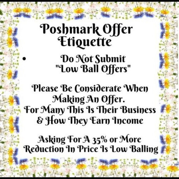 Accessories | 6 Slides About Poshmark Offers Etiquette | Poshmark